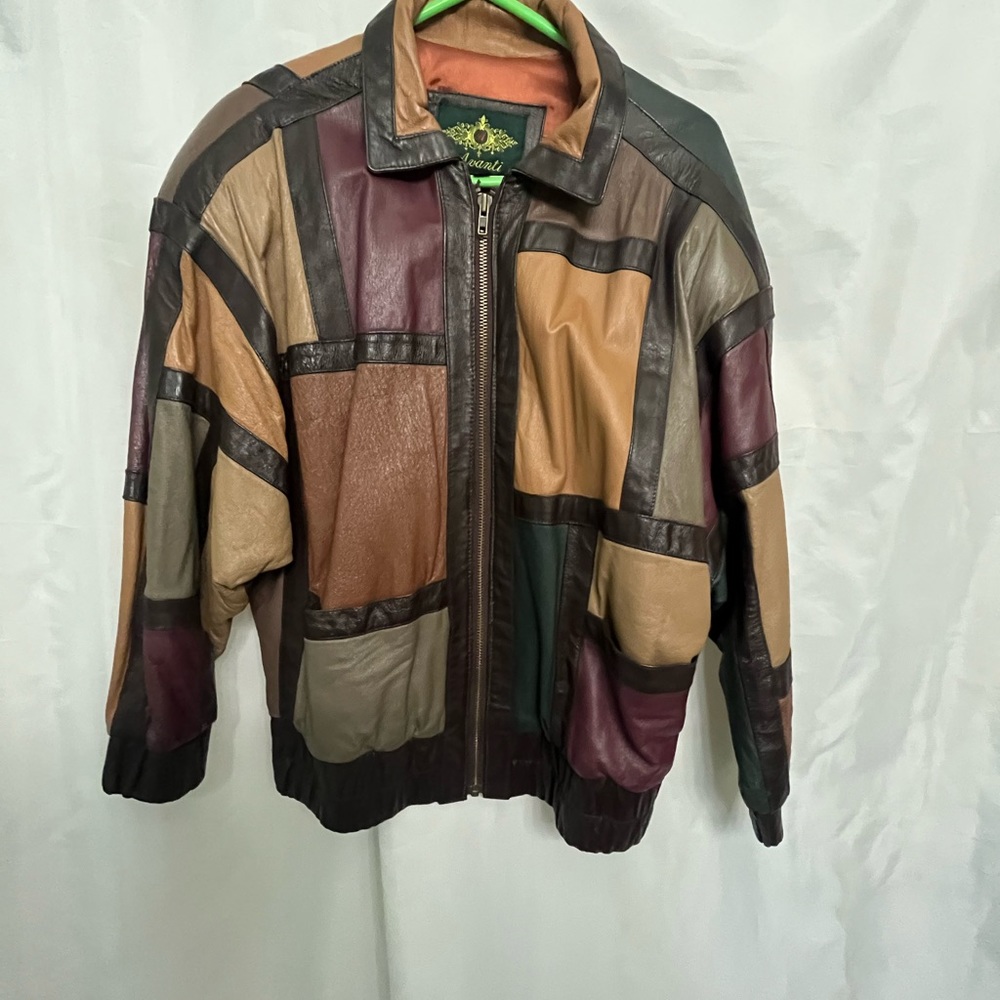 Vintage Avanti Bomber Leather Jacket - Gem